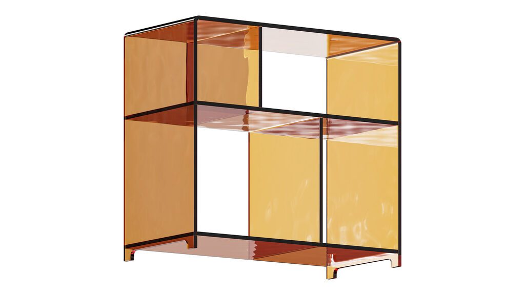 Modern rack 4 Compartments (388318) 3D model - Download 3D model Modern ...