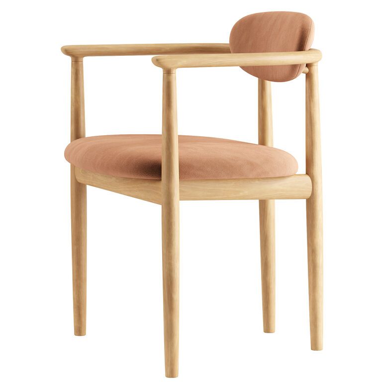 Edison Dining Chair (388507) 3D model - Download 3D model Edison Dining ...