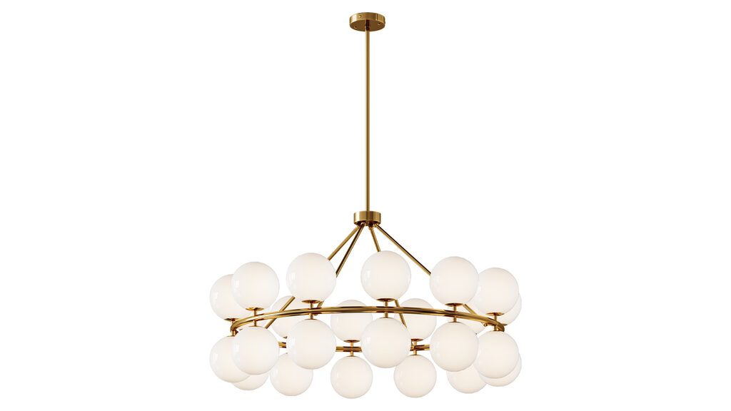 Chandelier Hutchinson (388780) 3D model - Download 3D model Chandelier ...