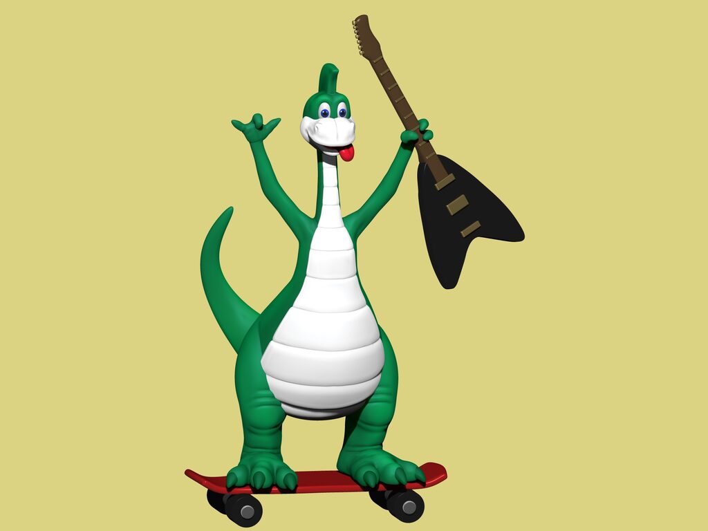 “Denver, the Last Dinosaur” for 3D printing. STL. (388878) 3D model ...