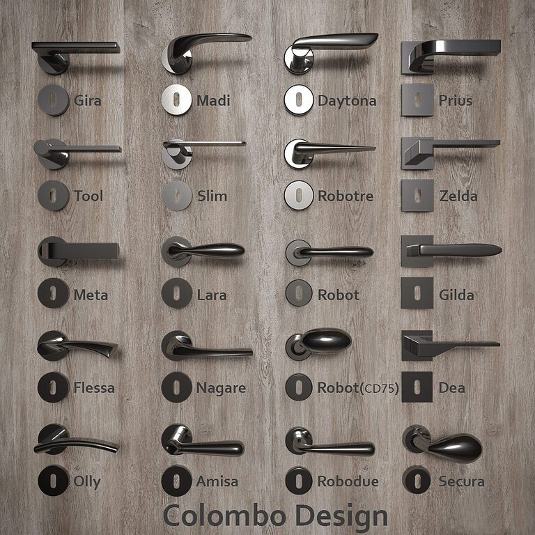 Colombo Design door handles (388917) 3D model - Download 3D model ...