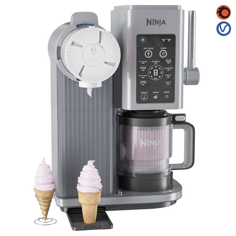 Ninja Ice Cream Maker NC701 (389038) 3D model - Download 3D model Ninja ...