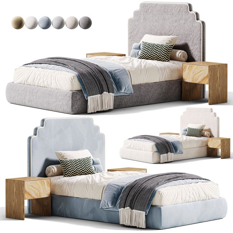 Rhonda kids bed (389071) 3D model - Download 3D model Rhonda kids bed ...