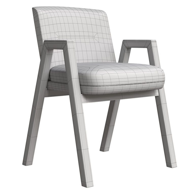 Lance chair by Minotti (389163) 3D model - Download 3D model Lance ...