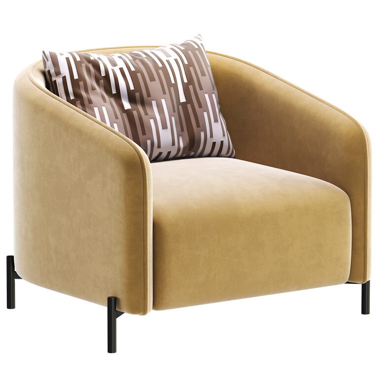 Armchair RIVAS 2 By Cazarina Interiors (389204) 3D model - Download 3D ...