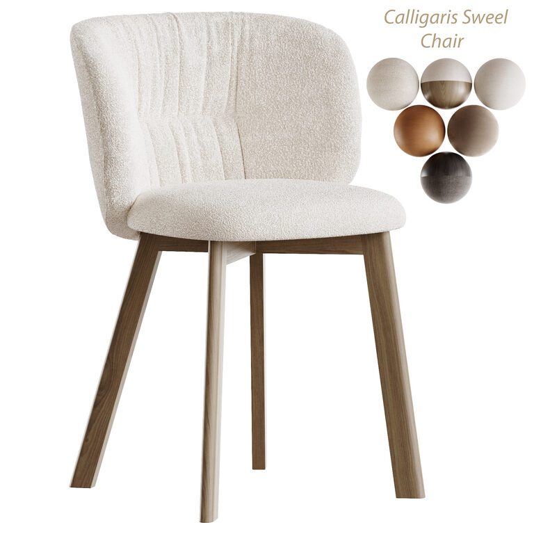 Calligaris Sweel Chair (389451) 3D model - Download 3D model Calligaris ...