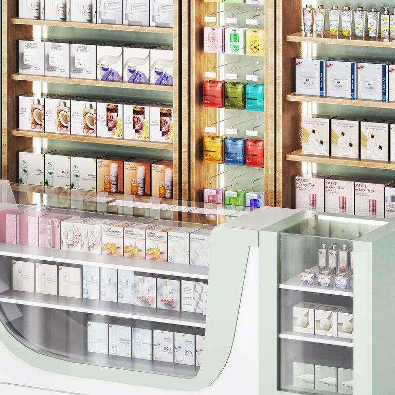 Pharmacy drugstore showcase 03 (389505) 3D model - Download 3D model ...