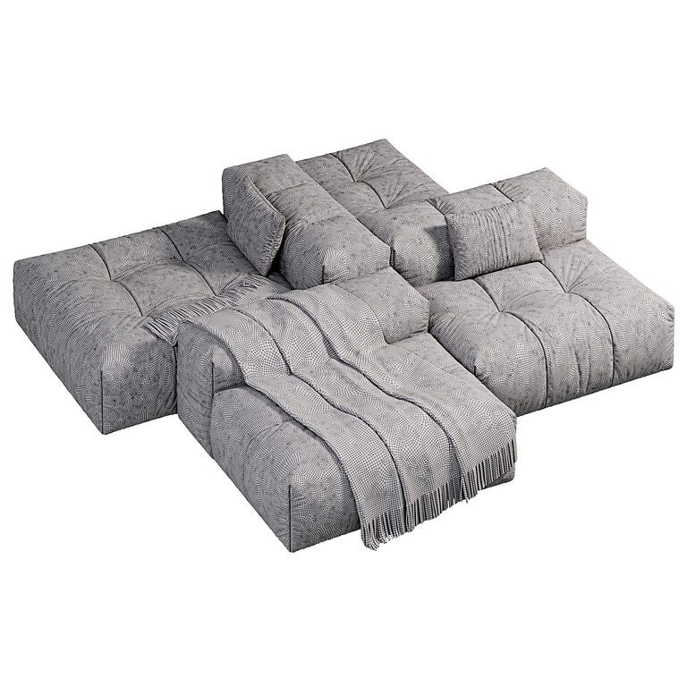 Pixel Sofa by Saba Italia (389545) 3D model - Download 3D model Pixel ...