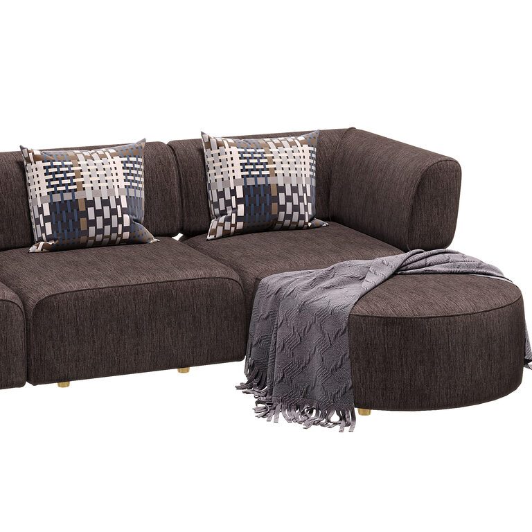 Diane Modular Sectional sofa (389646) 3D model - Download 3D model ...