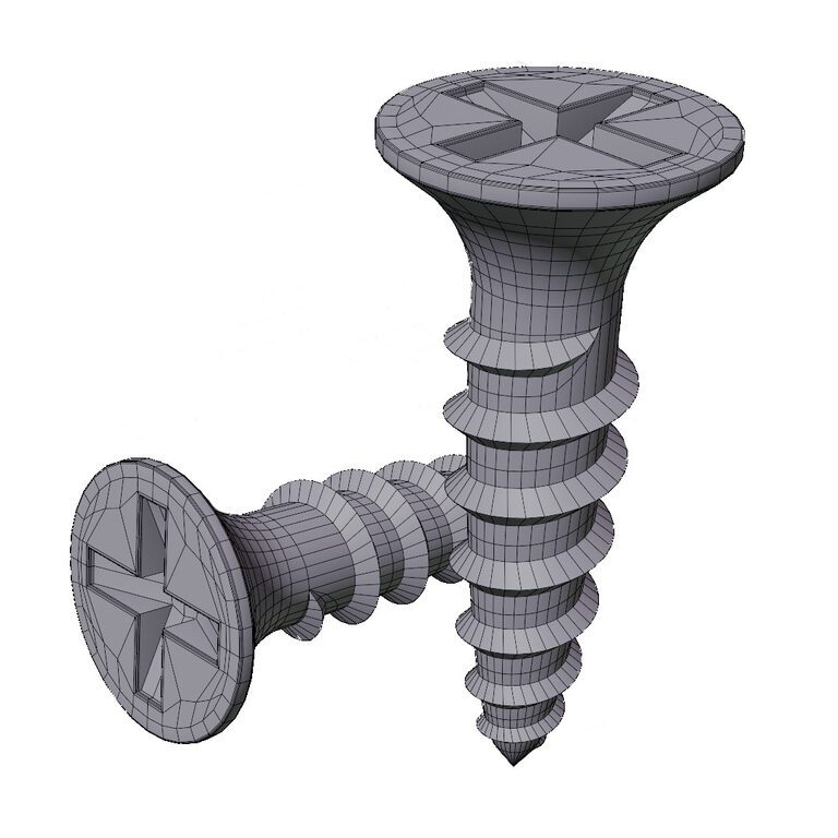 Screw (389647) 3D model - Download 3D model Screw (389647) | 389647 ...