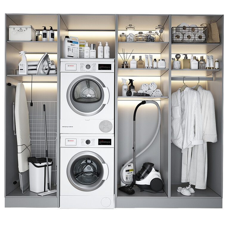 Laundry room (389937) 3D model - Download 3D model Laundry room (389937 ...
