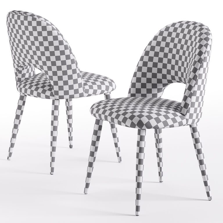Rachel Dining Chair (390051) 3D model - Download 3D model Rachel Dining ...
