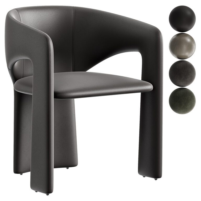 Aria chair (390097) 3D model - Download 3D model Aria chair (390097 ...