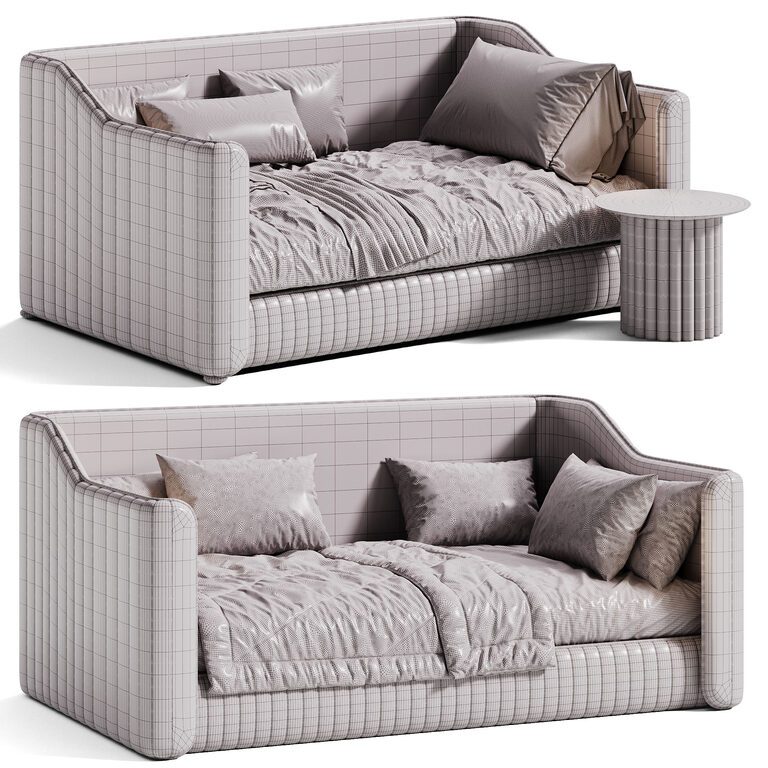 Nimbus bed sofa by wheelhouse 04 (390136) 3D model - Download 3D model ...