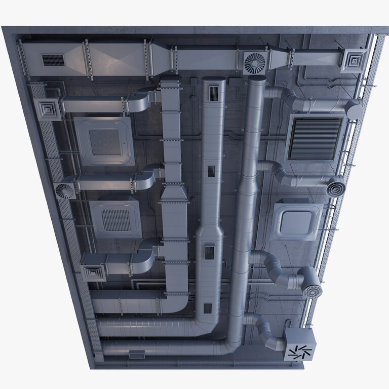 Ventilation 3D models - Download 3D models | 3d-baza.com