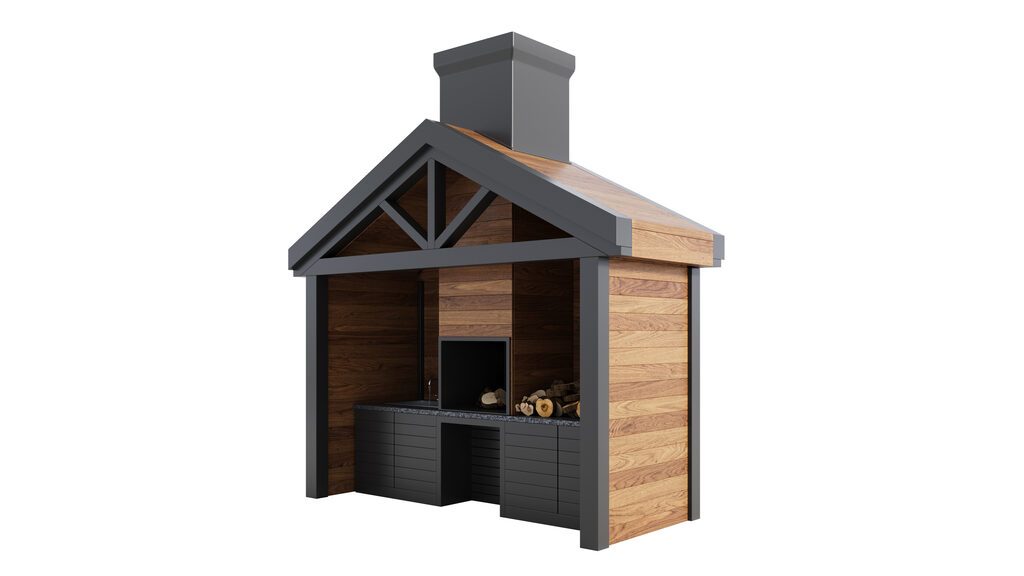 Modern Outdoor Kitchen 23 (390282) 3D model - Download 3D model Modern ...