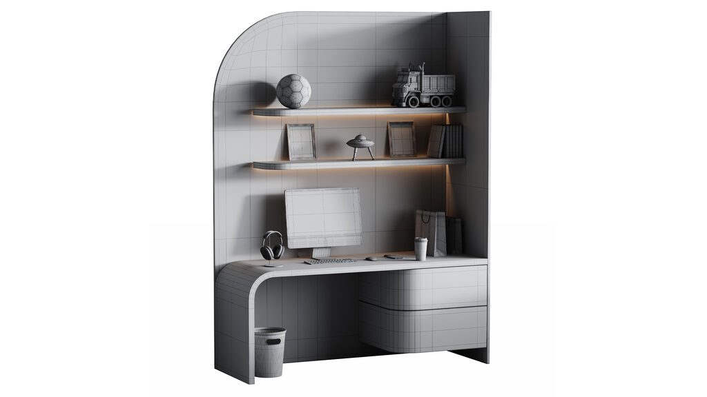 Desk 3D models - Download 3D models | 3d-baza.com
