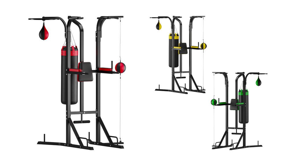 Power Boxing Station Stand Gym Speed Ball Punching Bag (390321) 3D ...