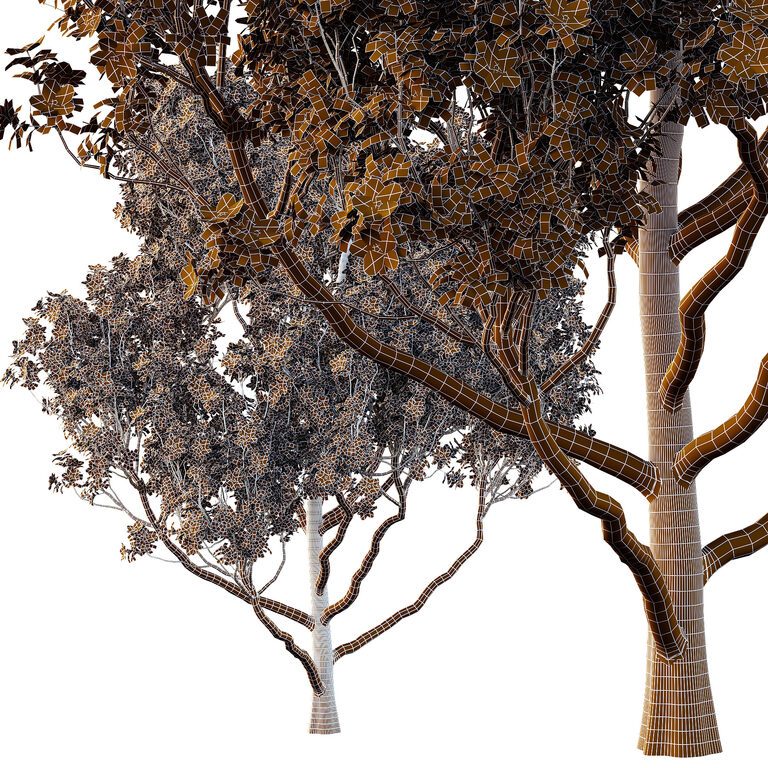 Different Trees 03 (390377) 3D model - Download 3D model Different ...