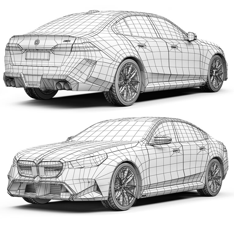 BMW M5 2025 car (390505) 3D model - Download 3D model BMW M5 2025 car ...