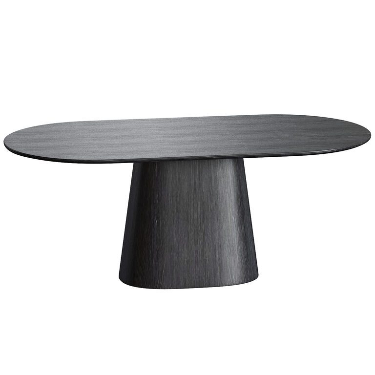 Beth Oval Dining Table (390577) 3D model - Download 3D model Beth Oval ...