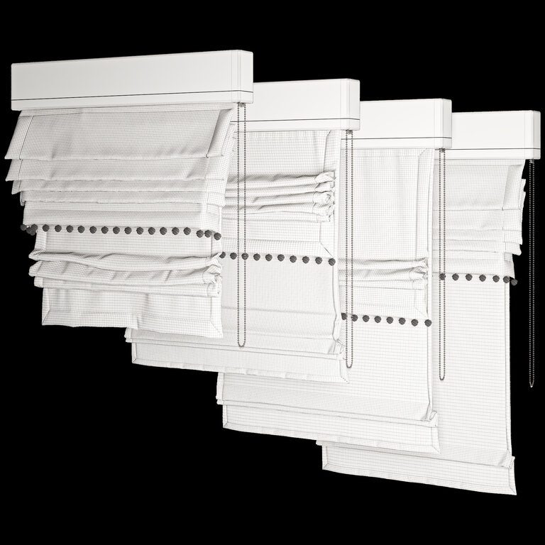 Roman Curtain 05 (390767) 3D model - Download 3D model Roman Curtain 05 ...