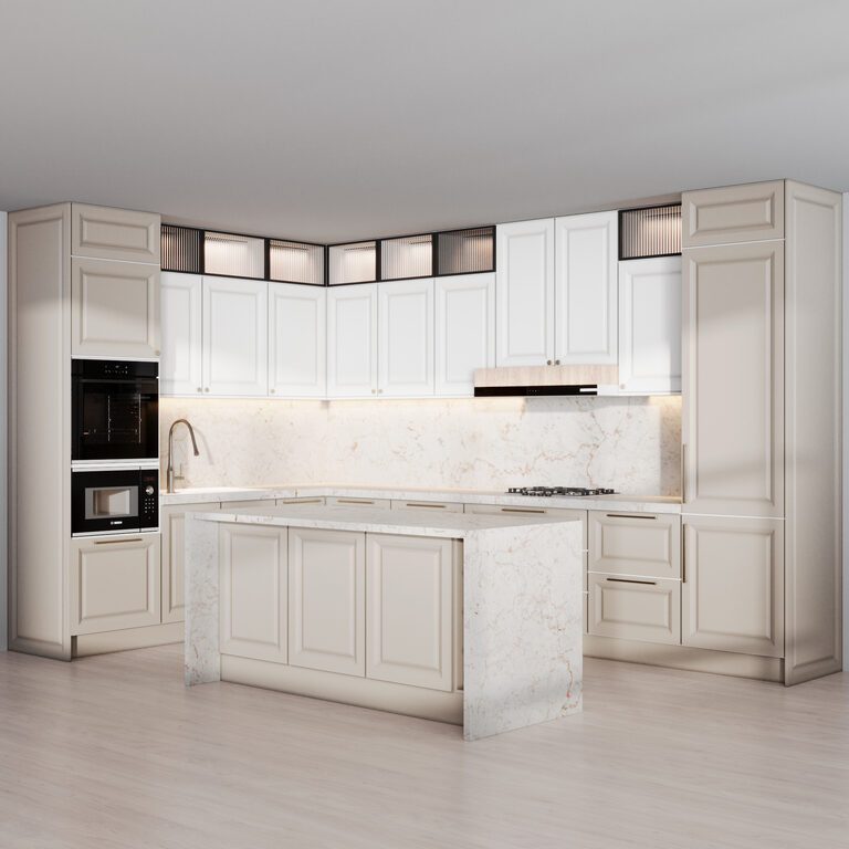 Kitchen 3D models | Download minimalist 3ds max kitchen model