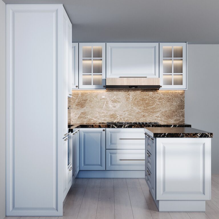 Kitchen 3D models | Download minimalist 3ds max kitchen model