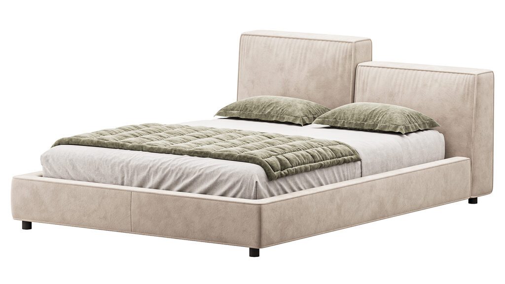 Double bed Misty by Ditre Italia (390856) 3D model - Download 3D model ...