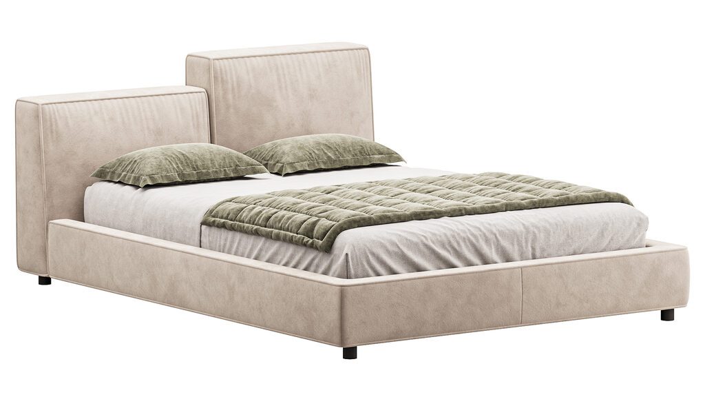Double bed Misty by Ditre Italia (390856) 3D model - Download 3D model ...
