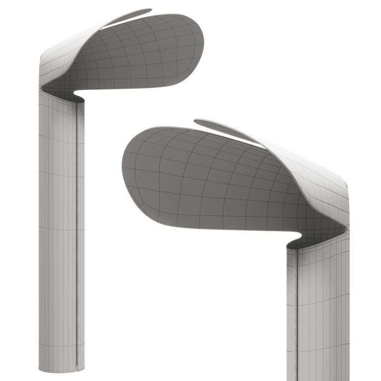 Flos Chiara Floor Lamps (390892) 3D model - Download 3D model Flos ...
