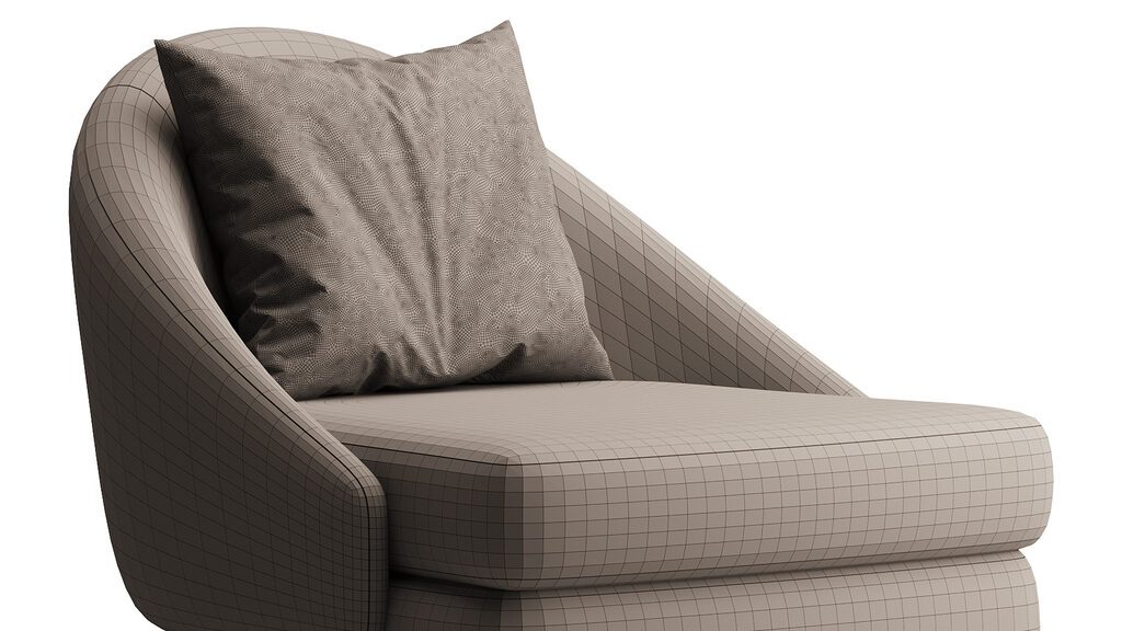 LAWSON armchair (390978) 3D model - Download 3D model LAWSON armchair ...