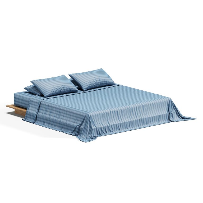 Linen bed by Alibaba (390984) 3D model - Download 3D model Linen bed by ...