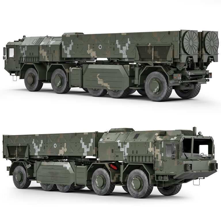 Grim 2 Sapsan 2018 missile system (391059) 3D model - Download 3D model ...
