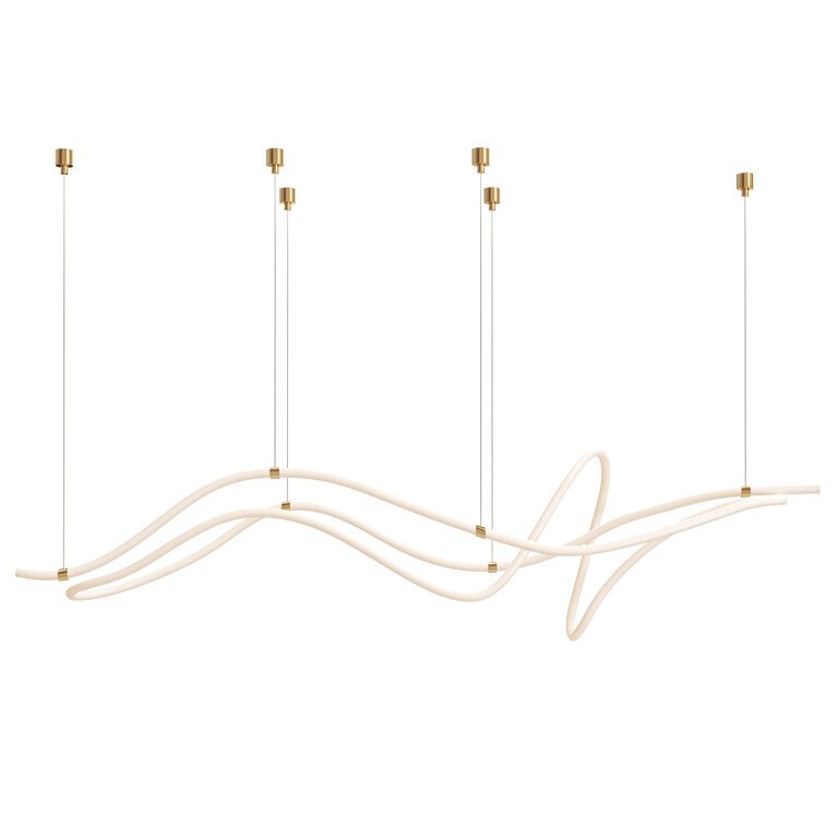Line Art Geometry Chandelier (391093) 3D model - Download 3D model Line ...