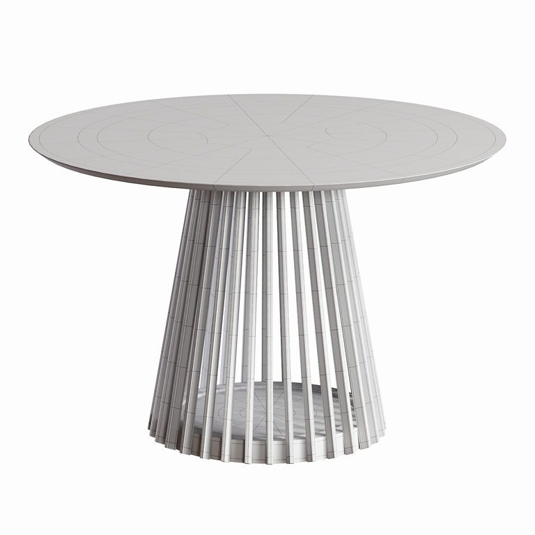 Pasadena round coffee table (391282) 3D model - Download 3D model ...