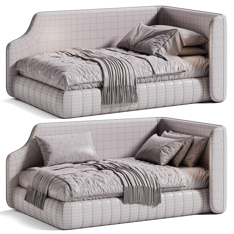 Nimbus 01 kids bed (391636) 3D model - Download 3D model Nimbus 01 kids ...