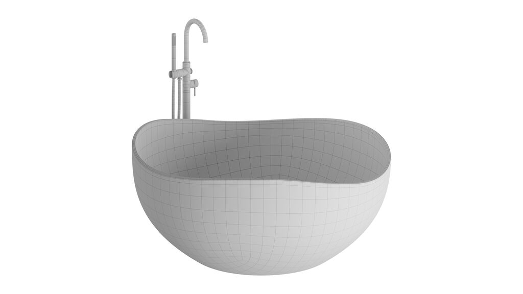 Bathtub 3D Models: Quality Designs for Your Bathroom Projects
