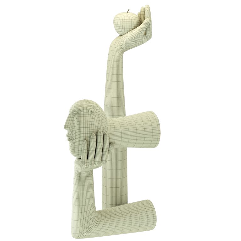 Stylized Surreal Sculpture (391874) 3D model - Download 3D model ...
