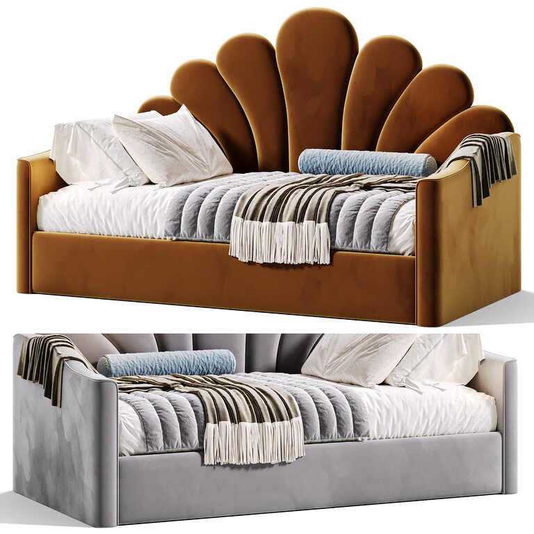 Ariel Sofa Bed (392028) 3D model - Download 3D model Ariel Sofa Bed ...