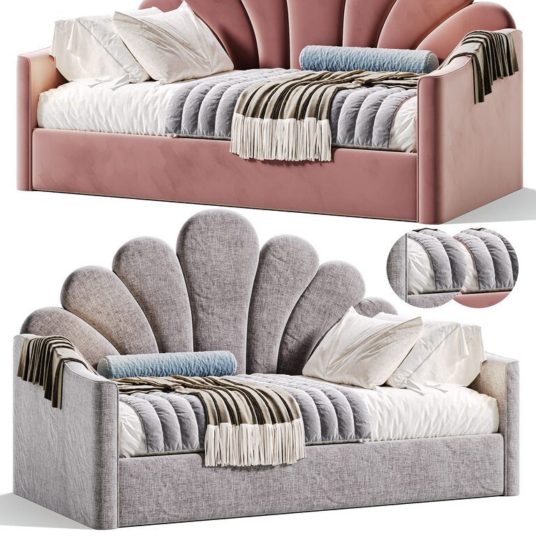 Ariel Sofa Bed (392028) 3D model - Download 3D model Ariel Sofa Bed ...