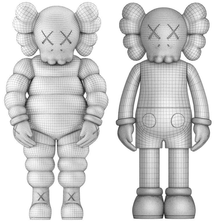 Kaws red figure collection (392089) 3D model - Download 3D model Kaws ...