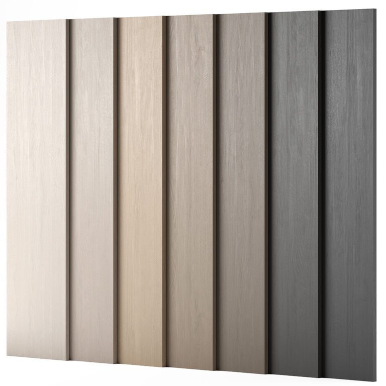Wood materials Oak 7 colors set 01 (392113) 3D model - Download 3D ...