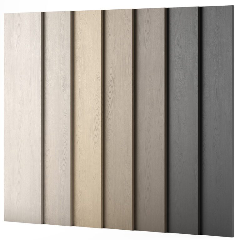 Wood materials Oak 7 colors set 12 (392124) 3D model - Download 3D ...