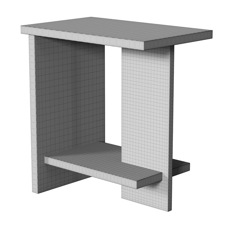 NINE - Tee Side table (392306) 3D model - Download 3D model NINE - Tee ...