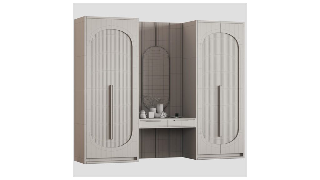 Buy and Download Stunning 3D Dressing Table Models for Your Interior ...