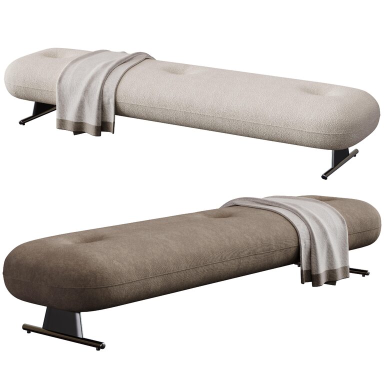 Libra bench By Minotti (392460) 3D model - Download 3D model Libra ...