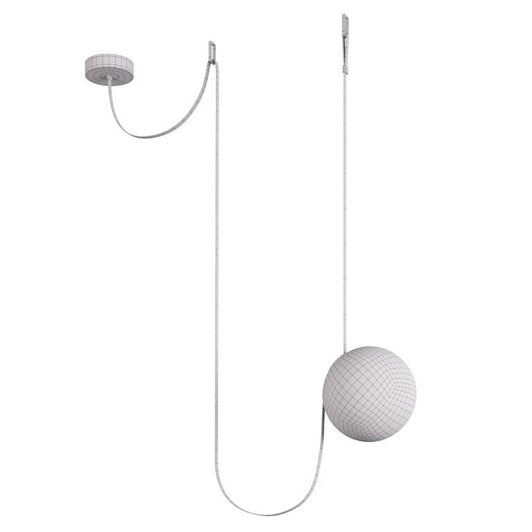 Vibia Plusminus Ball Pendant (392499) 3D model - Download 3D model ...