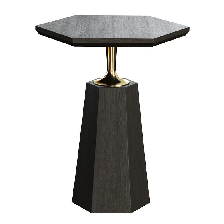Contemporary Hex Side Table (392565) 3D model - Download 3D model ...