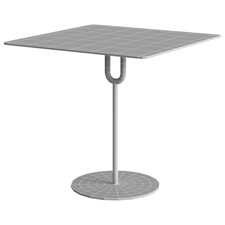 PIPER Square caffee table By DesignByThem (392667) 3D model - Download ...
